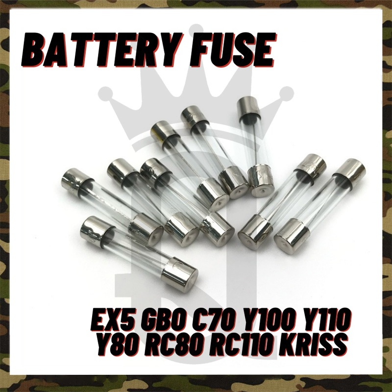 FUSE BATTERY FIUS BATERI HONDA MODENAS SUZUKI EX5 HP EX5 DREAM GBO C70 ...