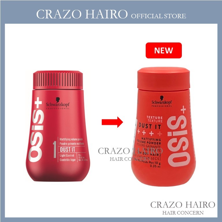 Schwarzkopf OSiS+ Texture Dust It Mattifying Volume Powder 10g (Light ...