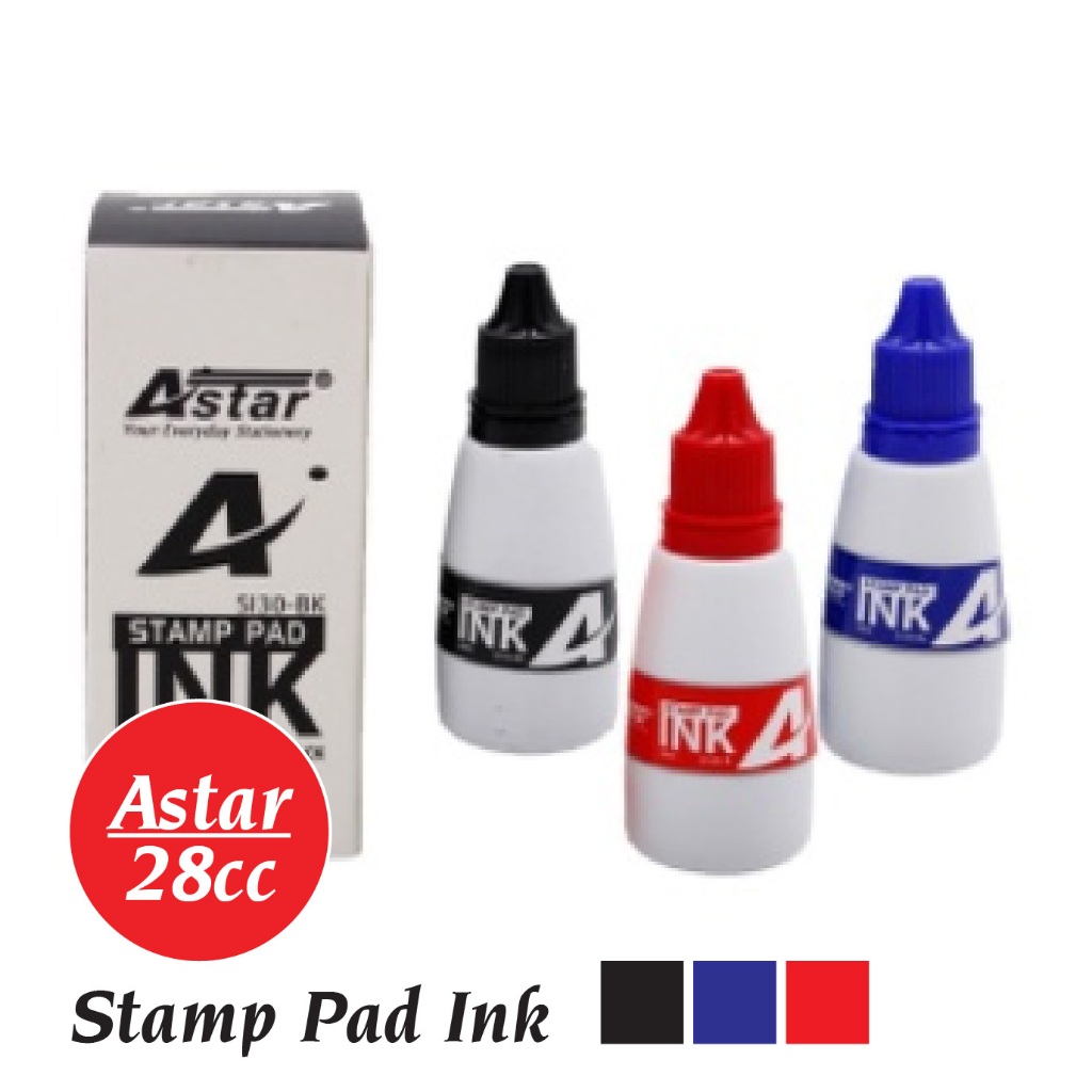 Artline Stamp Pad Ink Refill 50cc | Astar Stamp Pad Ink Refill 28cc ...
