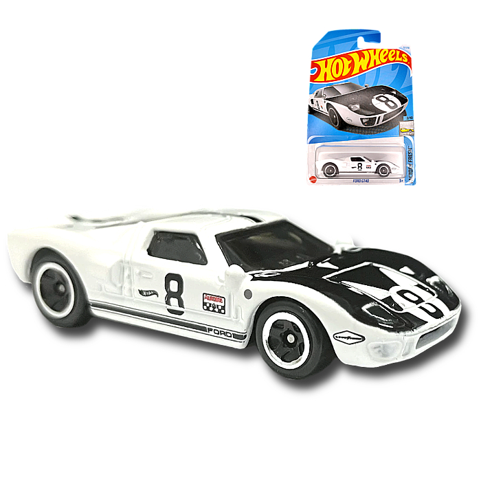 Hot Wheels Ford GT40 (White & Black) | Shopee Malaysia
