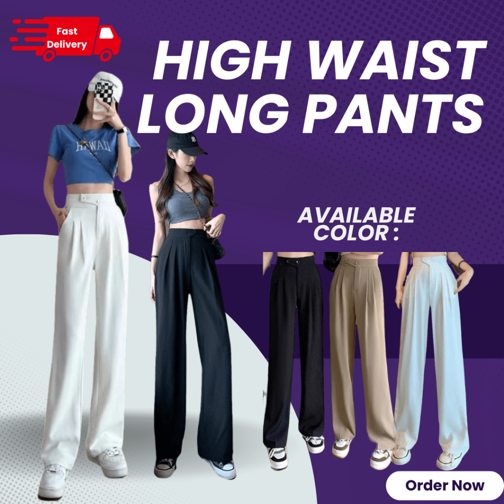 WCPS018_Paiger Woman Pants Seluar Perempuan Seluar Slack Wanita Pants ...