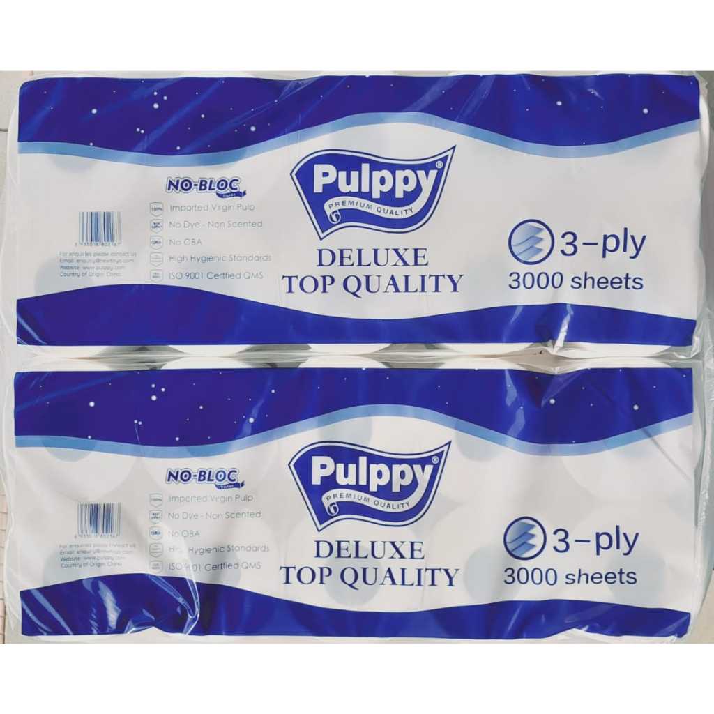 Pulppy Toilet Roll 3ply (10 Rolls)/ tisu tandas/ 3层厚厕纸 toilet paper ...