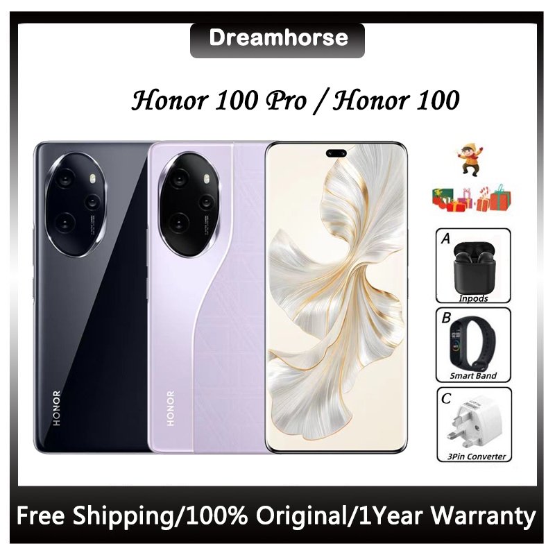 Honor 100/Honor 100 Pro 5G Snapdragon 8+ Gen 2 6.78" 120Hz Screen ...
