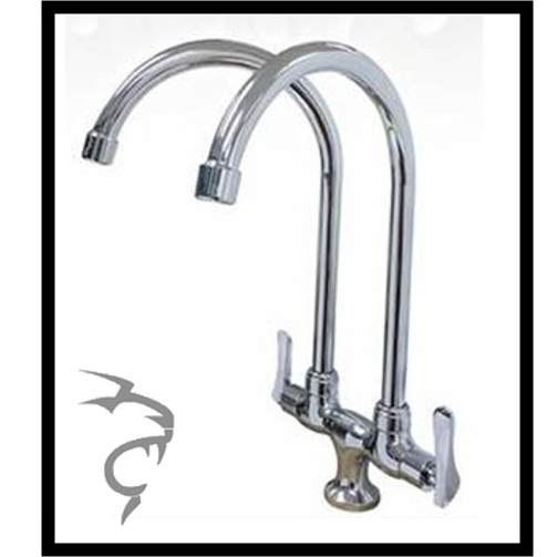 C9016-B CORSA Basin Mounted Double Kitchen Sink Tap | Shopee Malaysia