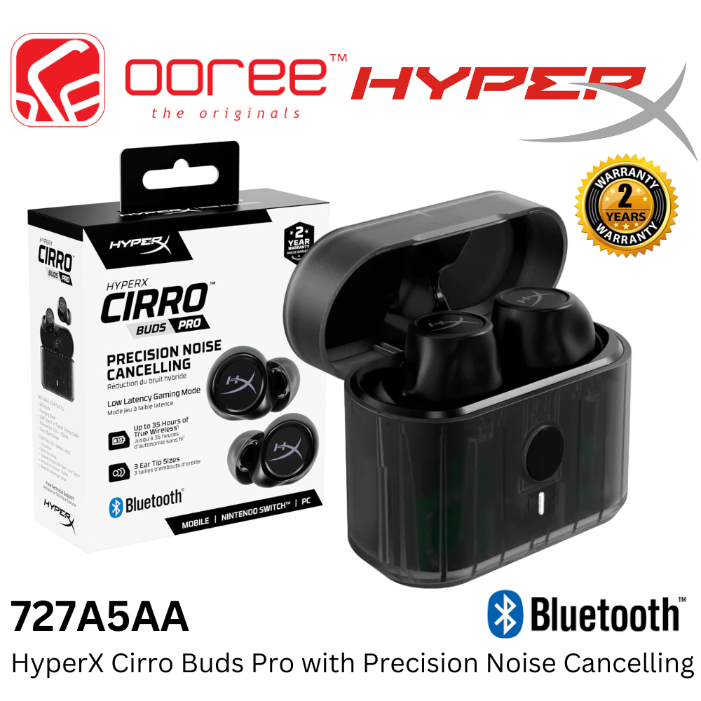 HYPER-X HYPERX CIRRO BUDS PRO BLUETOOTH 5.2 EARBUDS TRUE WIRELESS ...