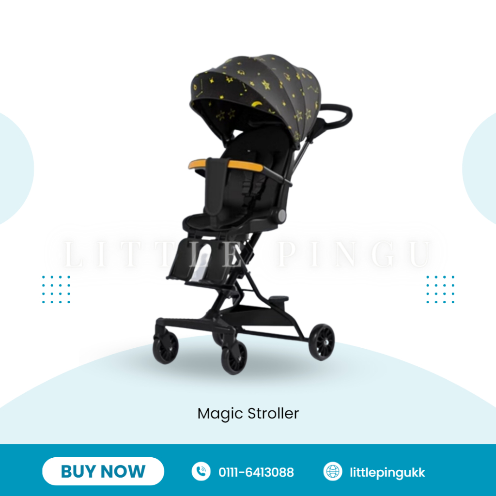 Magic Stroller Baby 2 Way Facing With Sunboard 4 Wheels 360degree ...