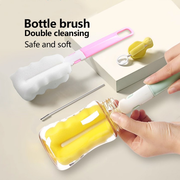 Brush Nipple Baby Milk Bottle Feeding Brush Berus Cuci Puting Susu ...