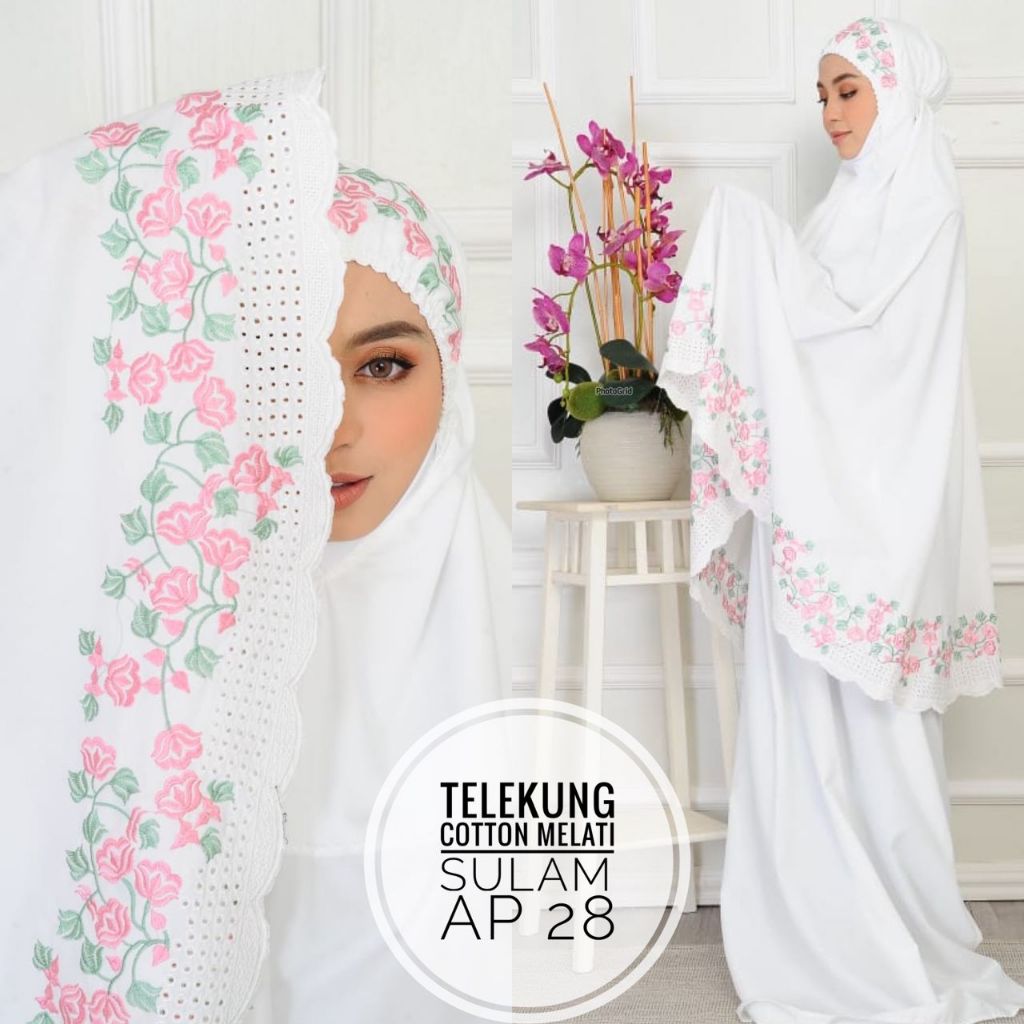 Telekung cotton sulam,Telekung Murah,Telekung terbaru,Telekung cotton ...