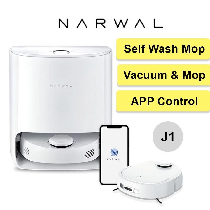Narwal J1 Robot Vacuum & Mop – Auto Mop Cleaning, Smart Navigation ...