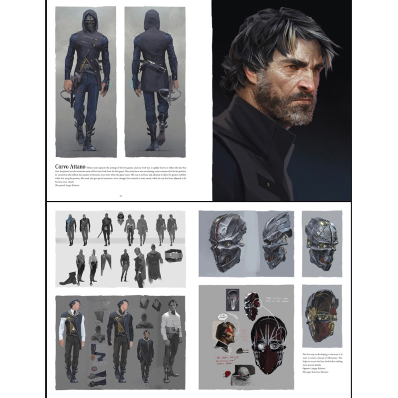 The Art of Dishonored 2 • Game Art Book • Character Design Concept ...