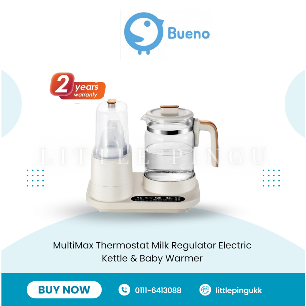 Bueno MultiMax Thermostat Milk Regulator Electric Kettle & Baby Warmer ...