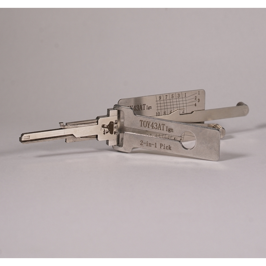 Genuine Lishi 2in1 Ignition TOY43AT TOY43 ISU5 TOY43R TOY38R(Decoder ...