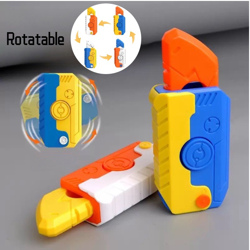 3D Gravity Carrot Knife Carrot Joke Trick Toy Retractable Knives Magic ...