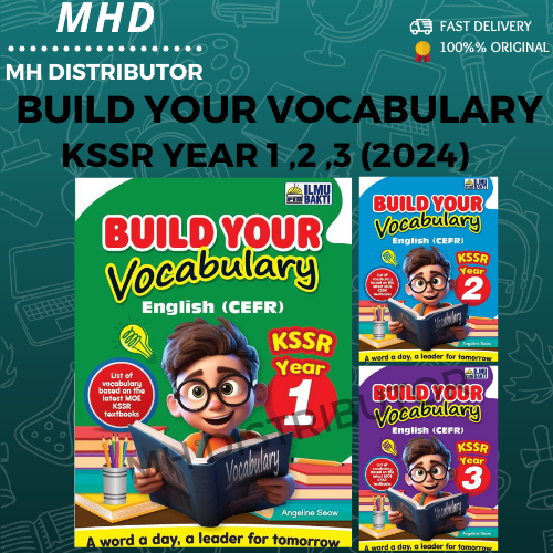 [MHD] BUKU KERJA BUILD YOUR VOCABULARY YEAR 1,2,3 (2024) | Shopee Malaysia