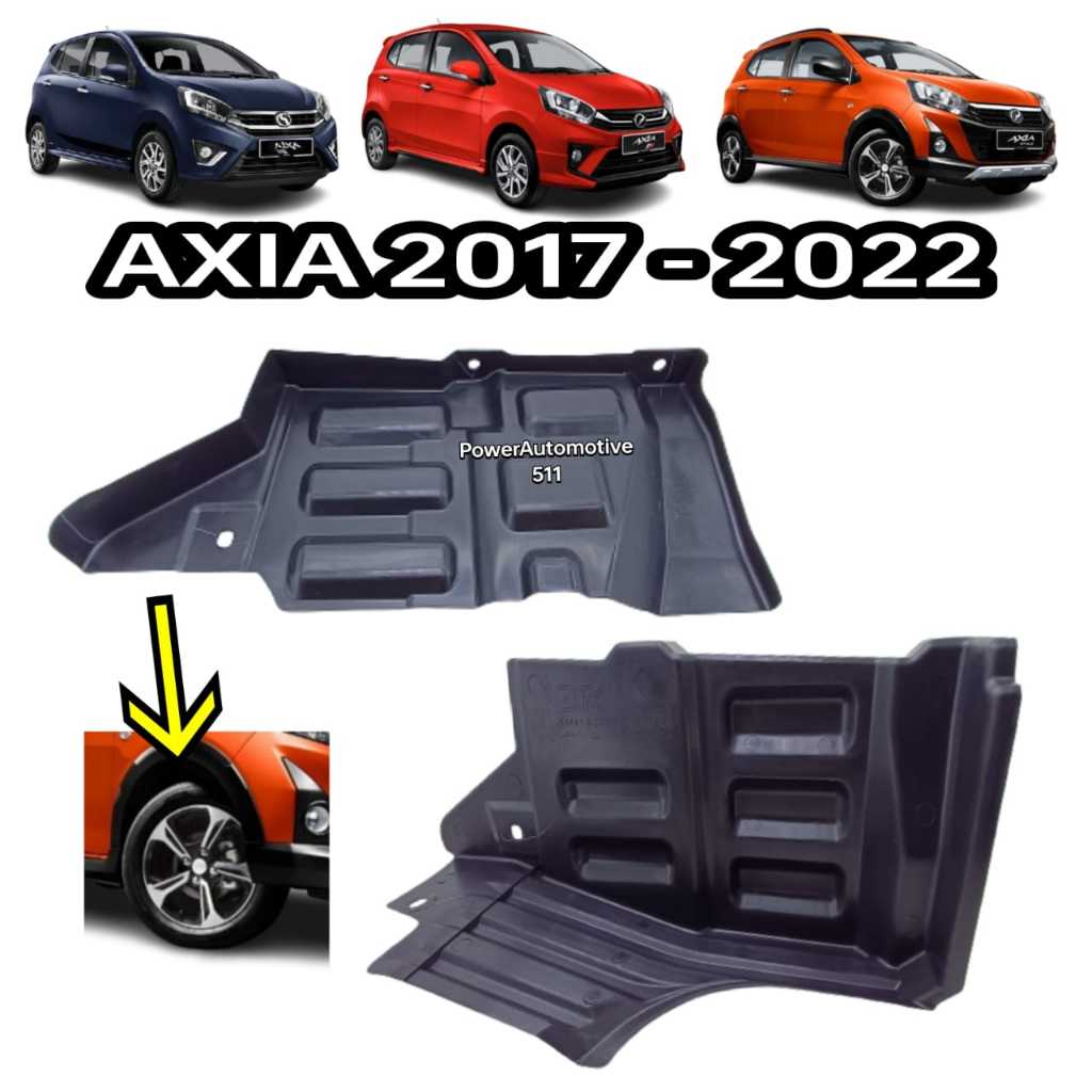 PERODUA AXIA 2017 - 2022 ENGINE UNDER COVER / ENGINE SIDE COVER RH / LH ...