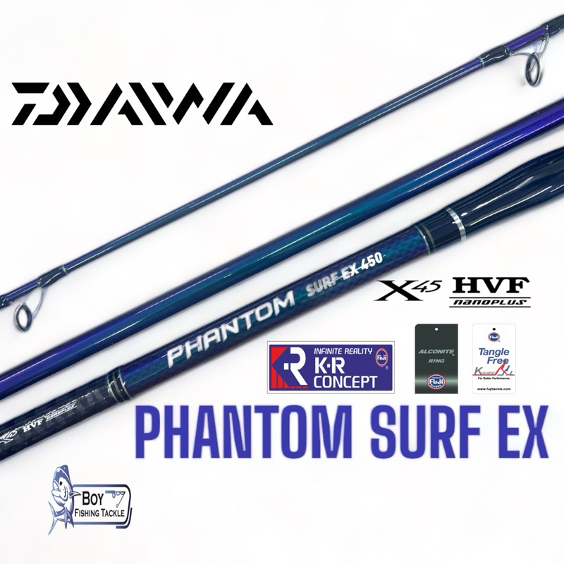 2020 DAIWA Phantom Surf EX Rod 20’ 450 480 Surf Rod Joran Pantai ...
