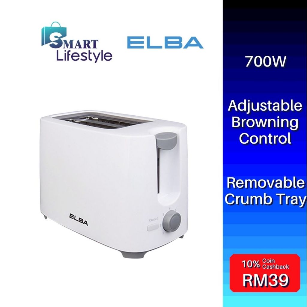 Elba Capacity Bread Toaster (2 Pcs/700W) ET-G2770 | Shopee Malaysia