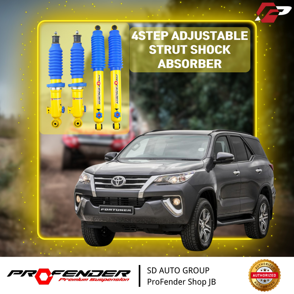 ProFender 4 Step Adjustable Strut Shock Absorber | Toyota Fortuner ...