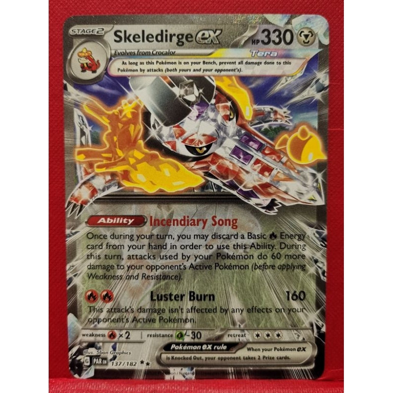 Pokémon TCG Singles - Skeledirge ex 137/182 | Shopee Malaysia