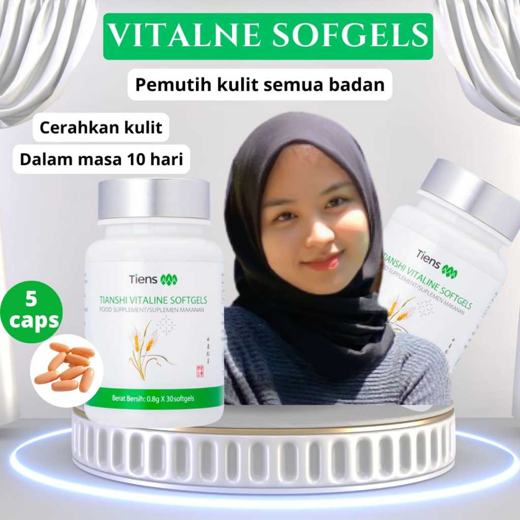 VITALINE SUPPLEMENT HONEY GLOW MURAH PENCERAH KULIT SATU BADAN PEMUTIH ...