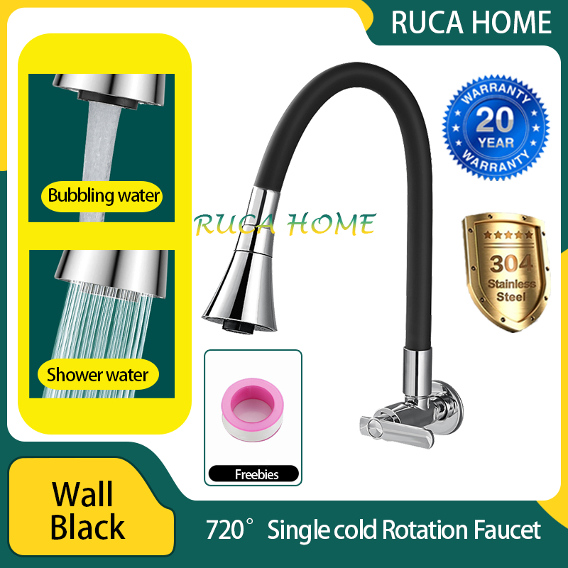 RUCA Kitchen Sink Faucet 720° Universal Faucet Rotatable Flexible ...