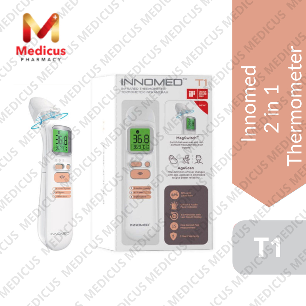 Innomed T1 2 in 1 Infrared Thermometer | Shopee Malaysia