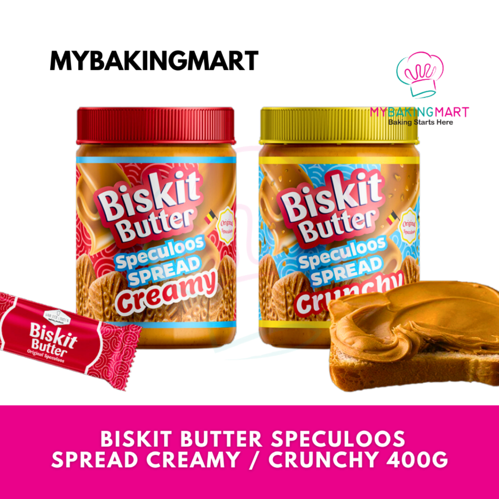 Biskit Butter Speculoos Spread Creamy / Crunchy 400g EXP 28.06.25 | Shopee Malaysia