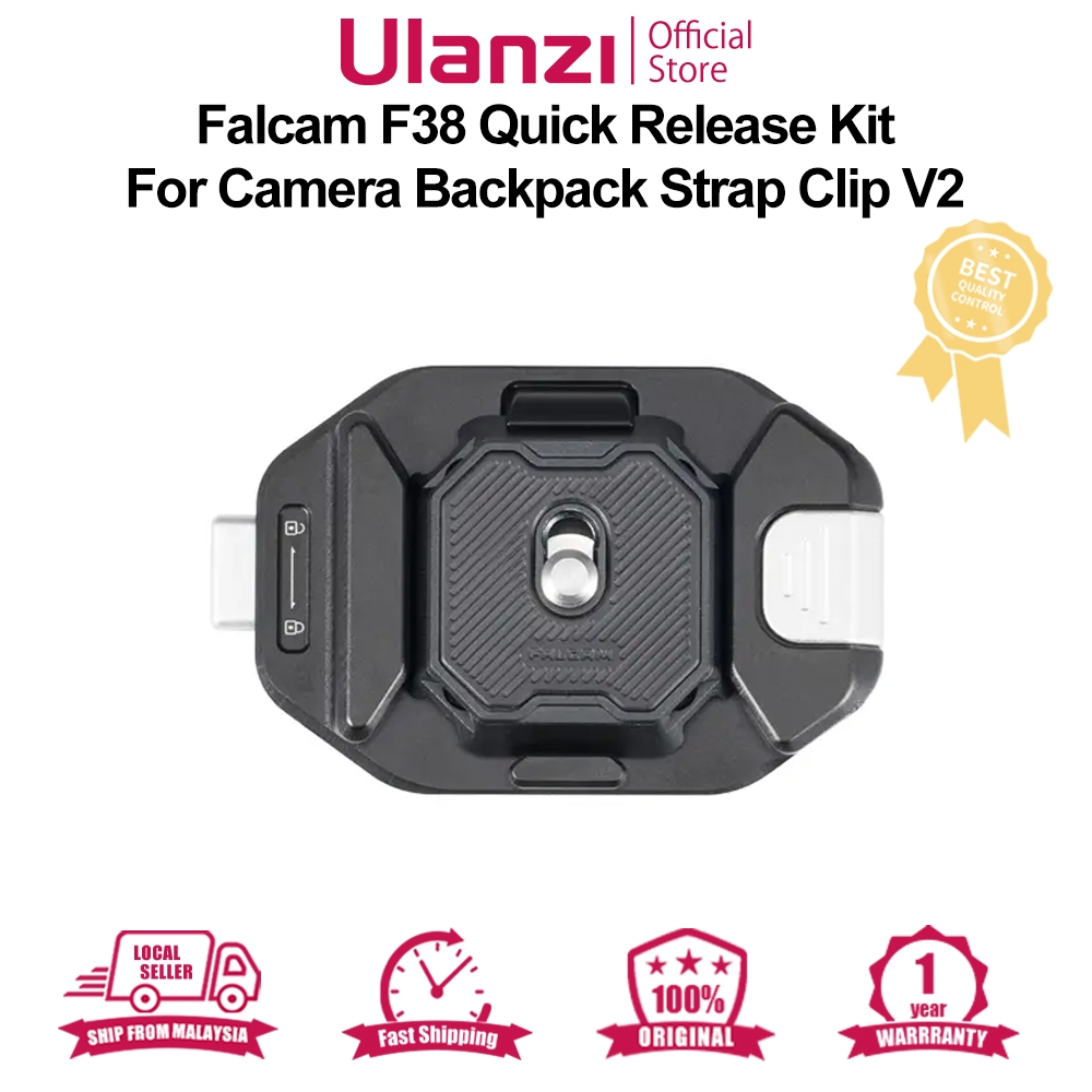 Ulanzi Falcam F38 Quick Release Kit For Camera Backpack Strap Clip V2 ...