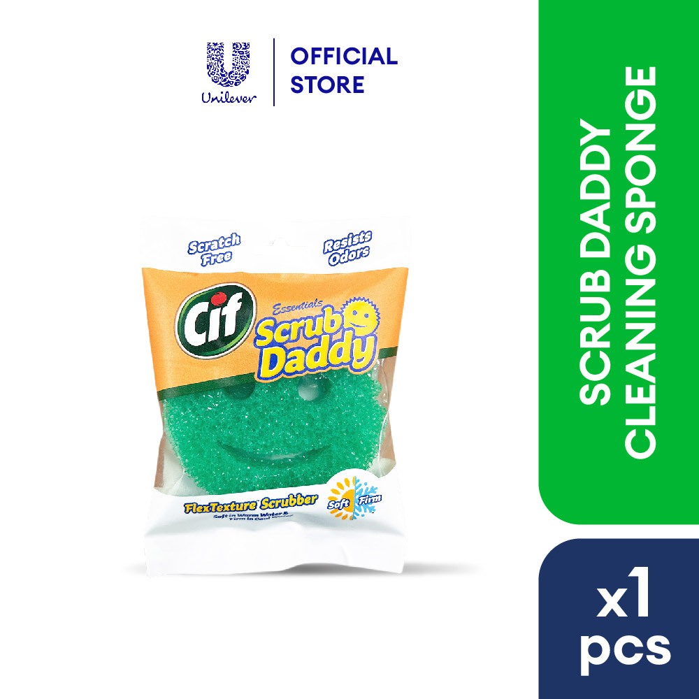 Cif Scrub Daddy Essentials Scrubber - Household Multipurpose Odor ...