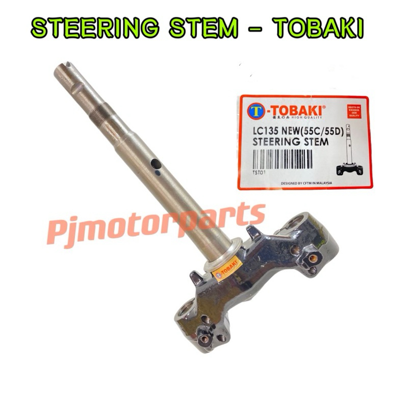 YAMAHA LC135 NEW 4S 5S V2 V3 V4 V5 V6 V7 - FRONT FORK STEERING STEM / DEPAN T TAPAK TIGA BRACKET ...