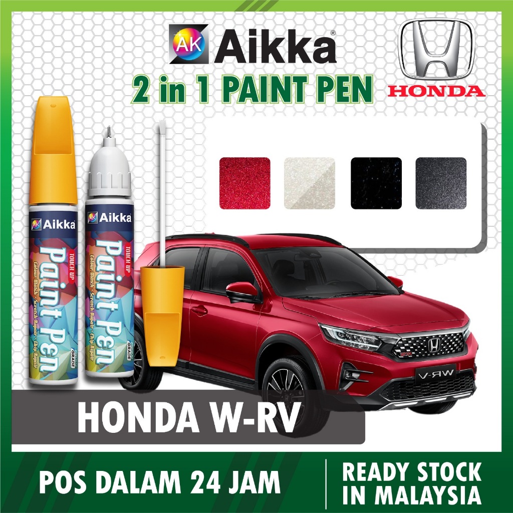 [ HONDA WR-V ] Aikka Paint Pen Touch Up Paint Pen 2 in 1 Car Scratches ...