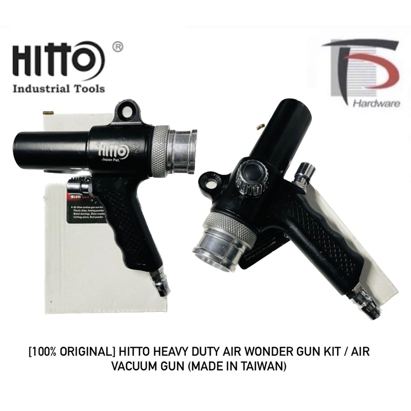 [100% ORIGINAL] HITTO HEAVY DUTY AIR WONDER GUN KIT / AIR VACUUM GUN ...