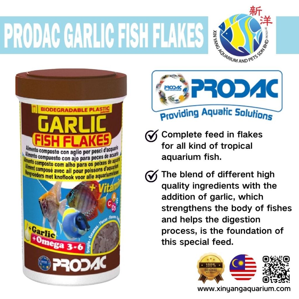 PRODAC GARLIC FISH FLAKES (250ML - 50G) | Shopee Malaysia