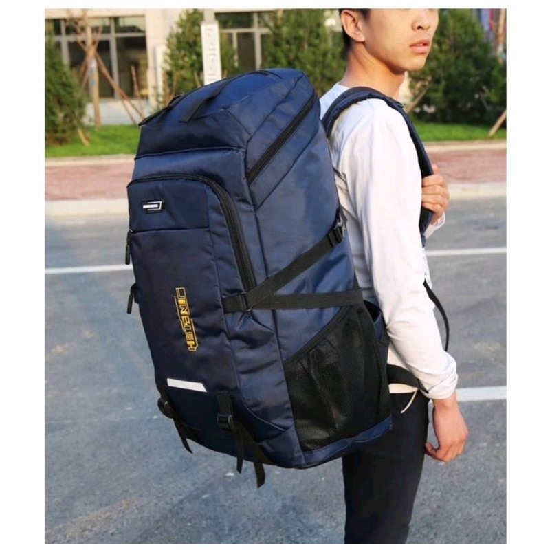 (Rdy Stk) 80L Large Capacity Travel Bag Outdoor Sport Hiking Backpack ...