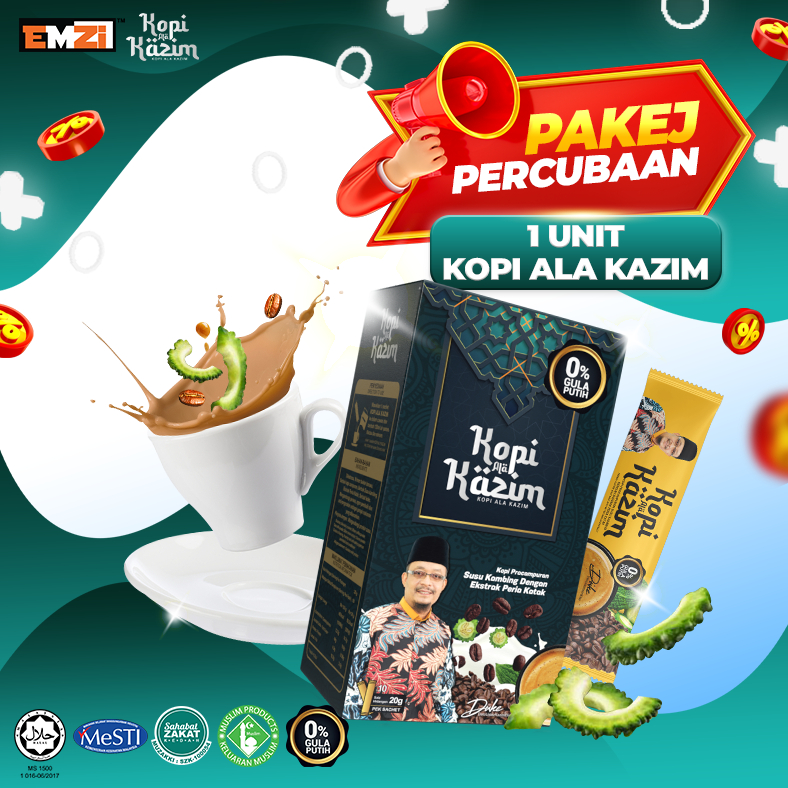 Emzi Kopi Ala Kazim (20g x 10 Sachet) | Shopee Malaysia