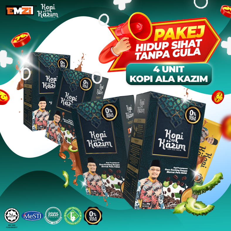 Emzi Kopi Ala Kazim (20g x 10 Sachet) | Shopee Malaysia