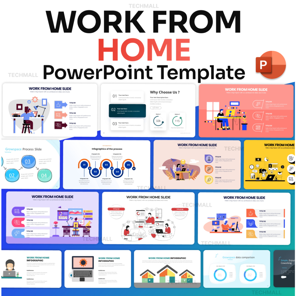Business Work From Home Infographics PowerPoint Presentation Template ...