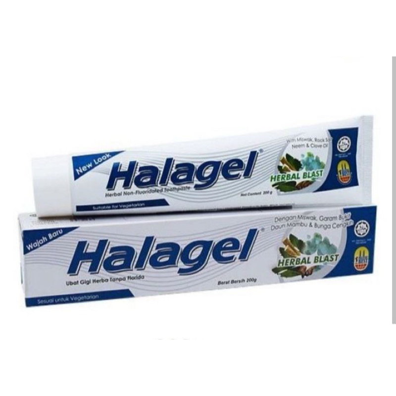 HALAGEL Herbal Blast Toothpaste 200g | Shopee Malaysia