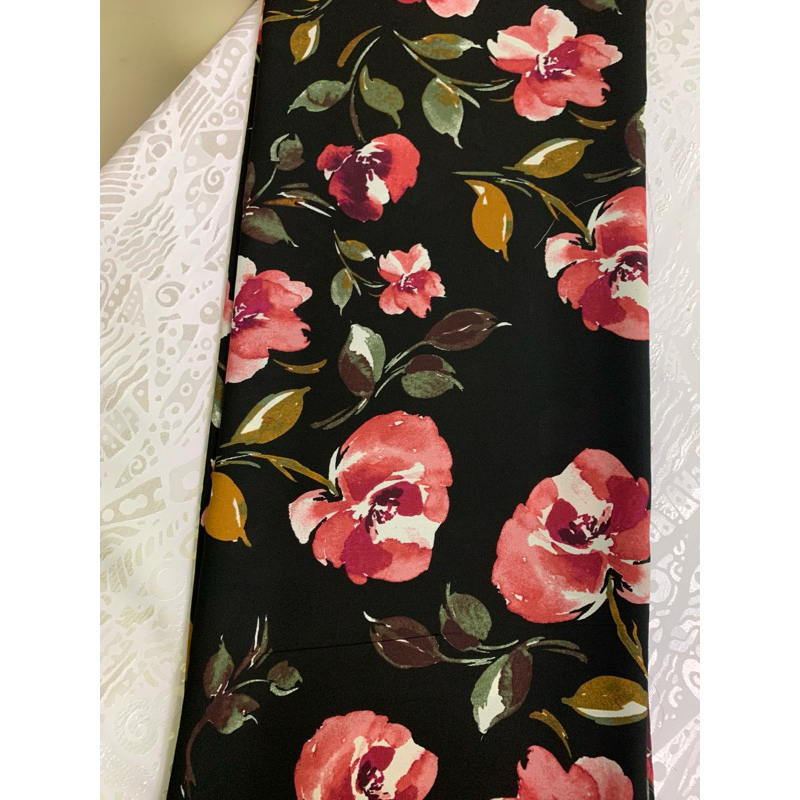 [Clearance] Kain Georgette - Bidang 60 (3.5m) | Shopee Malaysia