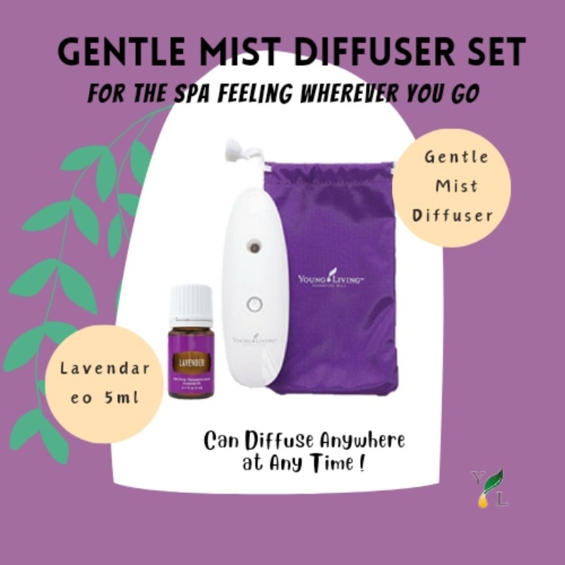 Gentle Mist Diffuser Set Young Living | Shopee Malaysia