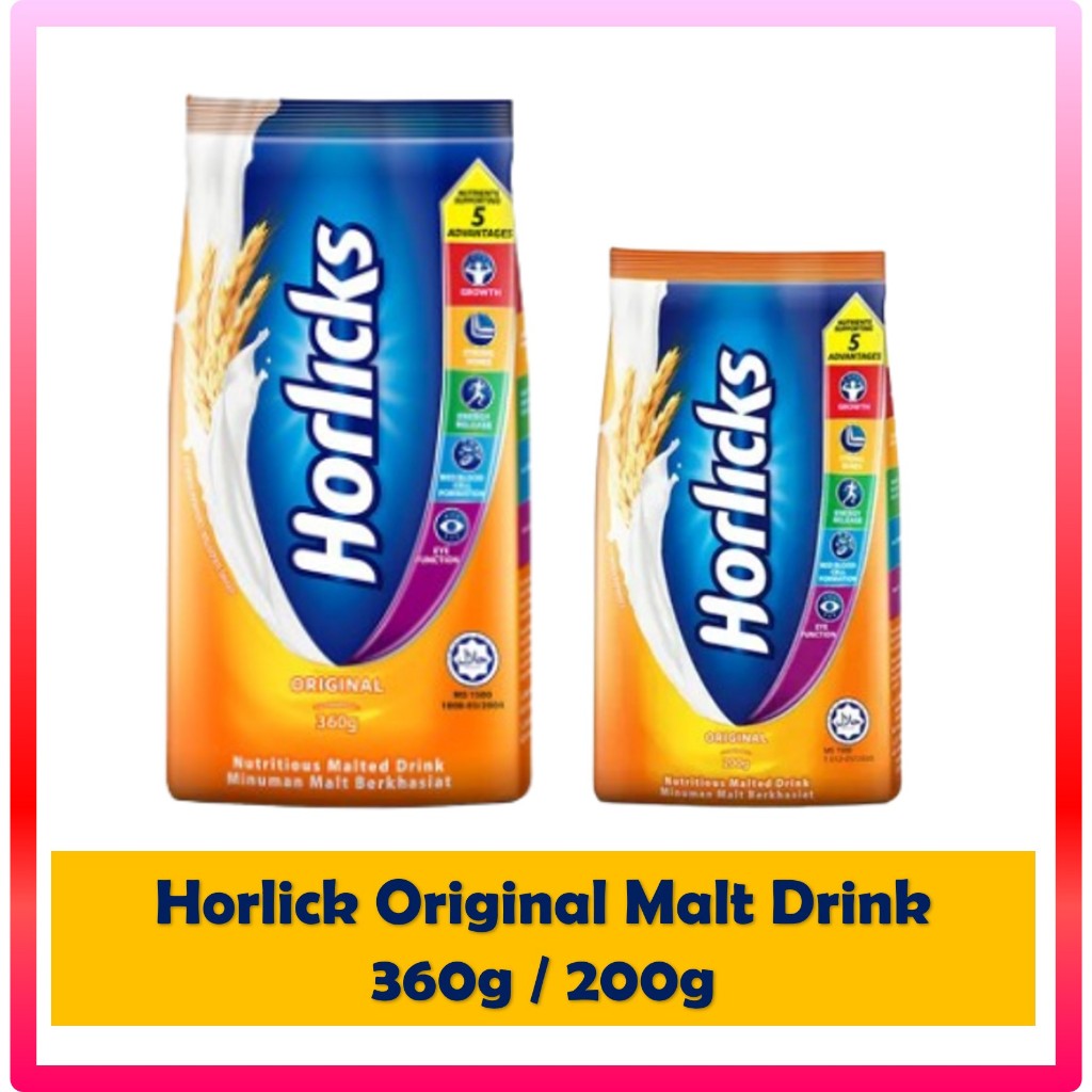 Horlicks Nutricious Malt Drink 200g / 360g | Shopee Malaysia