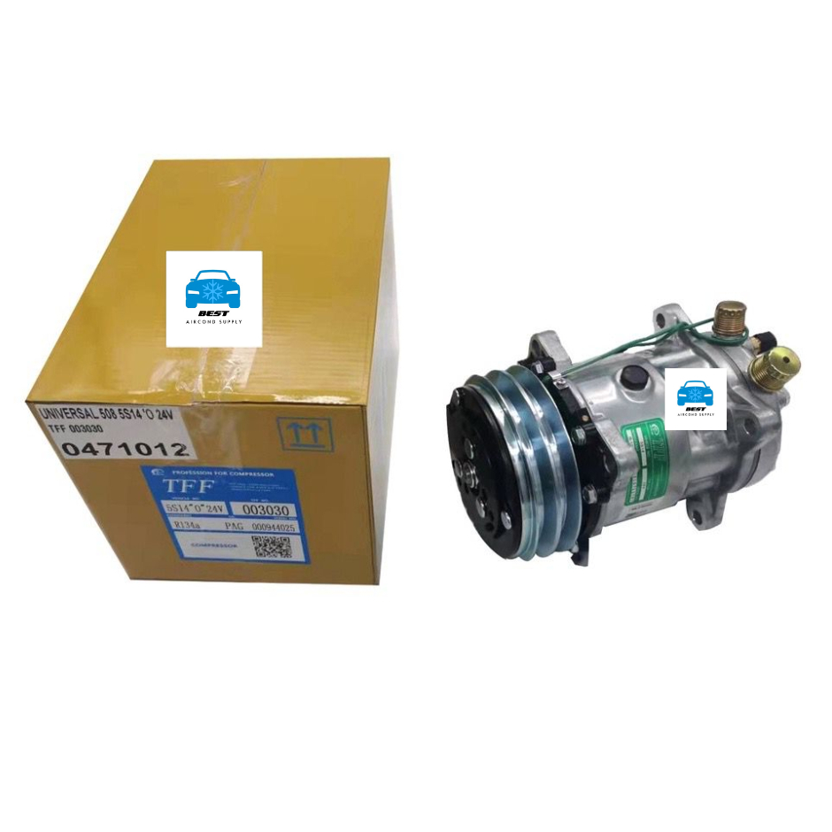 Aircond Compressor New Universal 508( O ) 24V 5S | Shopee Malaysia