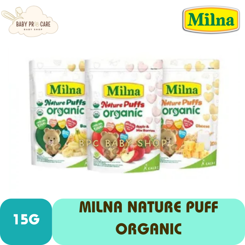 MILNA Nature Puff Organic 15G | Shopee Malaysia