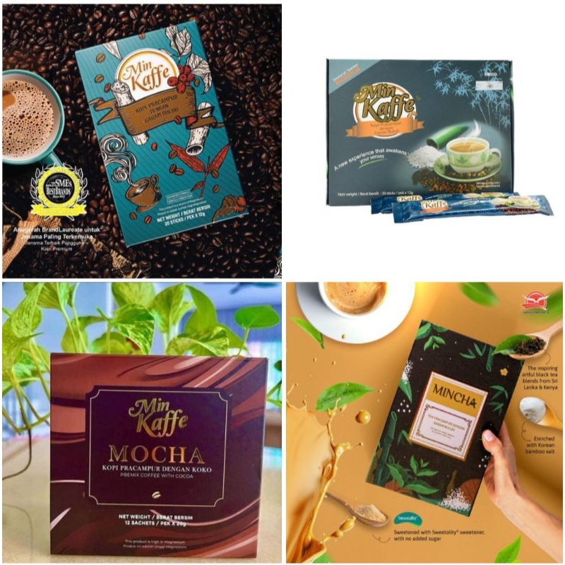 💯 ORIGINAL | TRIAL PACK MIN KAFFE, MIN CHA, & MIN KAFFE MOCHA | WITH 🎁 ...
