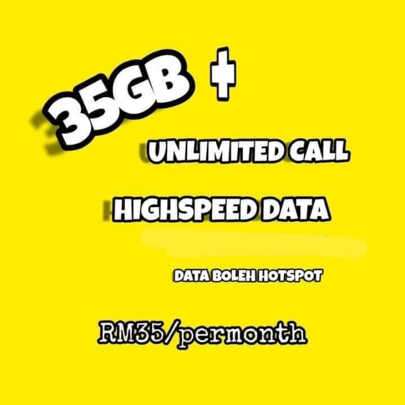 DATA INTERNET PANTAS + Sim Prepaid Digi Tone Wow Unlimited Call 4G ...