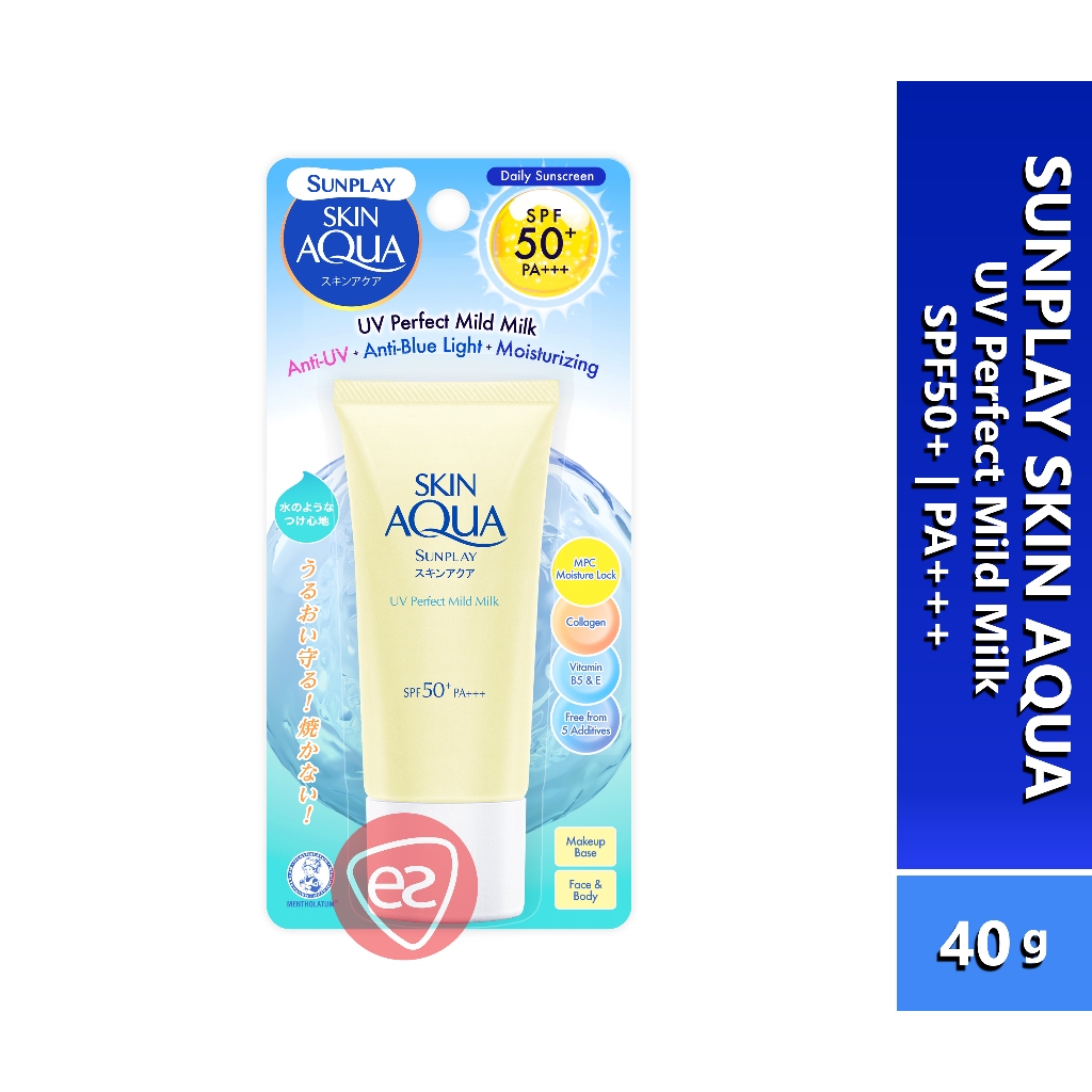Sunplay Skin Aqua UV Perfect Mild Milk SPF 50+ / PA+++ 40g (Daily ...