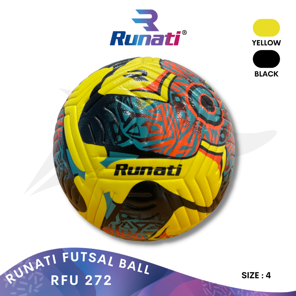 NEW ARRIVAL - RUNATI Futsal Match Ball | Bola Futsal | Laminated RFU272 ...