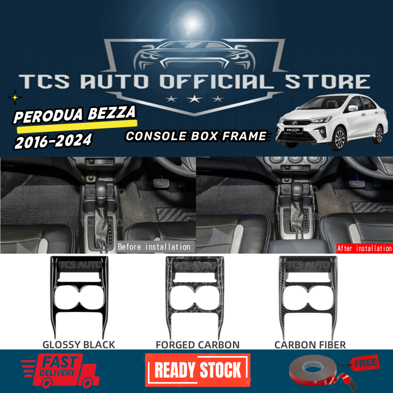 TCS AUTO perodua bezza 2016-2024 console box frame cover garnish ...