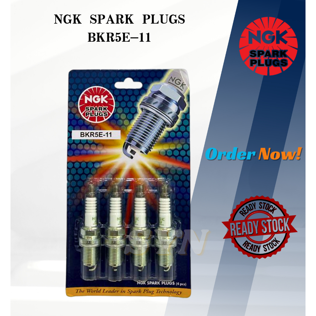 (NEW STOCK) (100% ORIGINAL ) NGK BKR5E-11 SPARK PLUGS FOR PERODUA ...