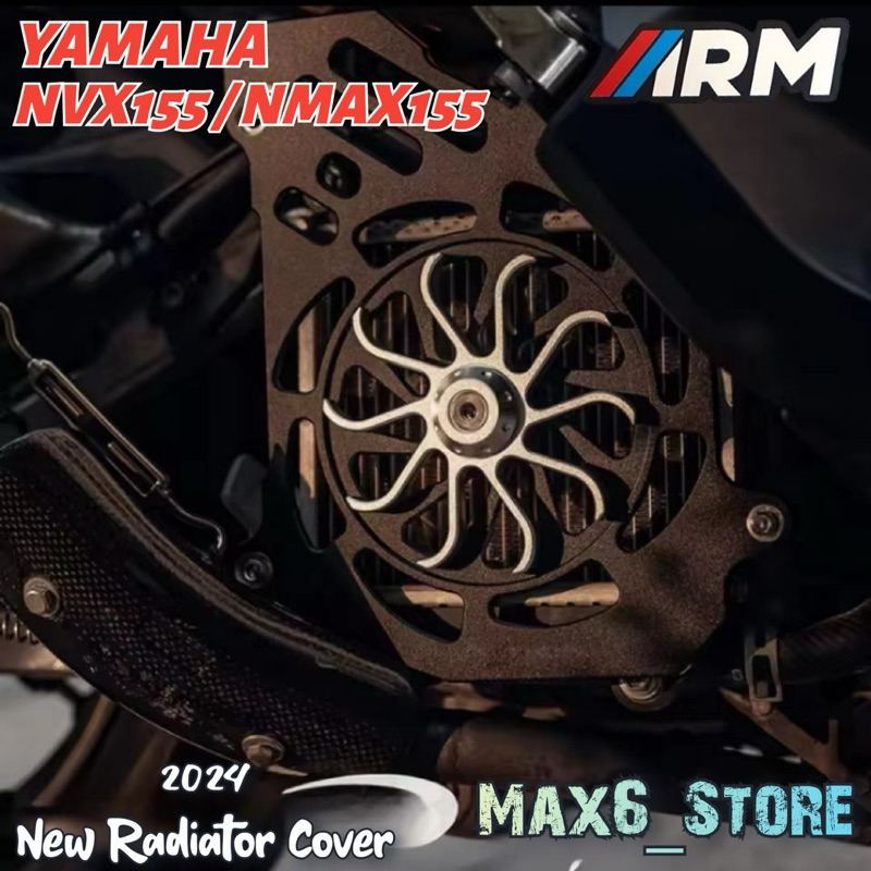 ARM Yamaha NVX NMAX V1 V2 V3 Radiator Cover Kipas Design Alloy CNC ...